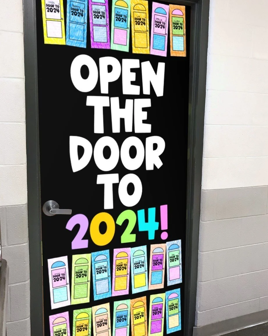 New Year Bulletin Board Ideas — Rise over Run