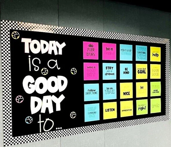 Bulletin Boards for Back to School — Rise over Run