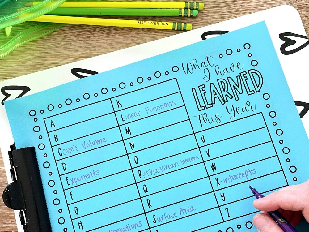 End of Year Activities and After State Testing Ideas — Rise over Run