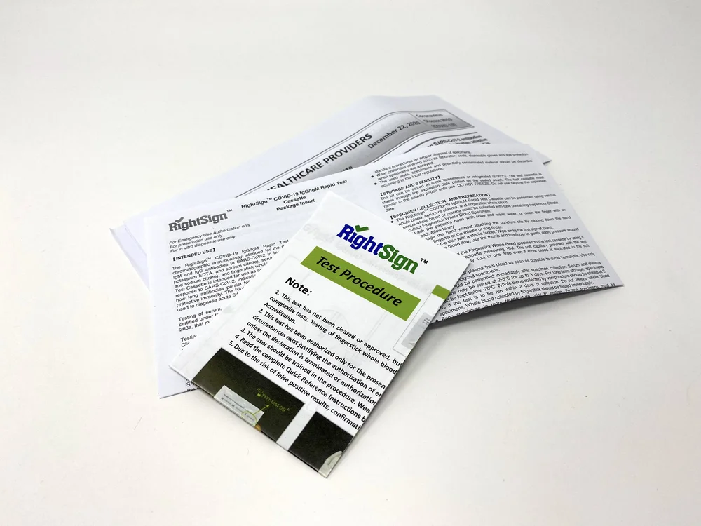 RightSign COVID-19 Rapid Antibody Test — Rhino Diagnostics