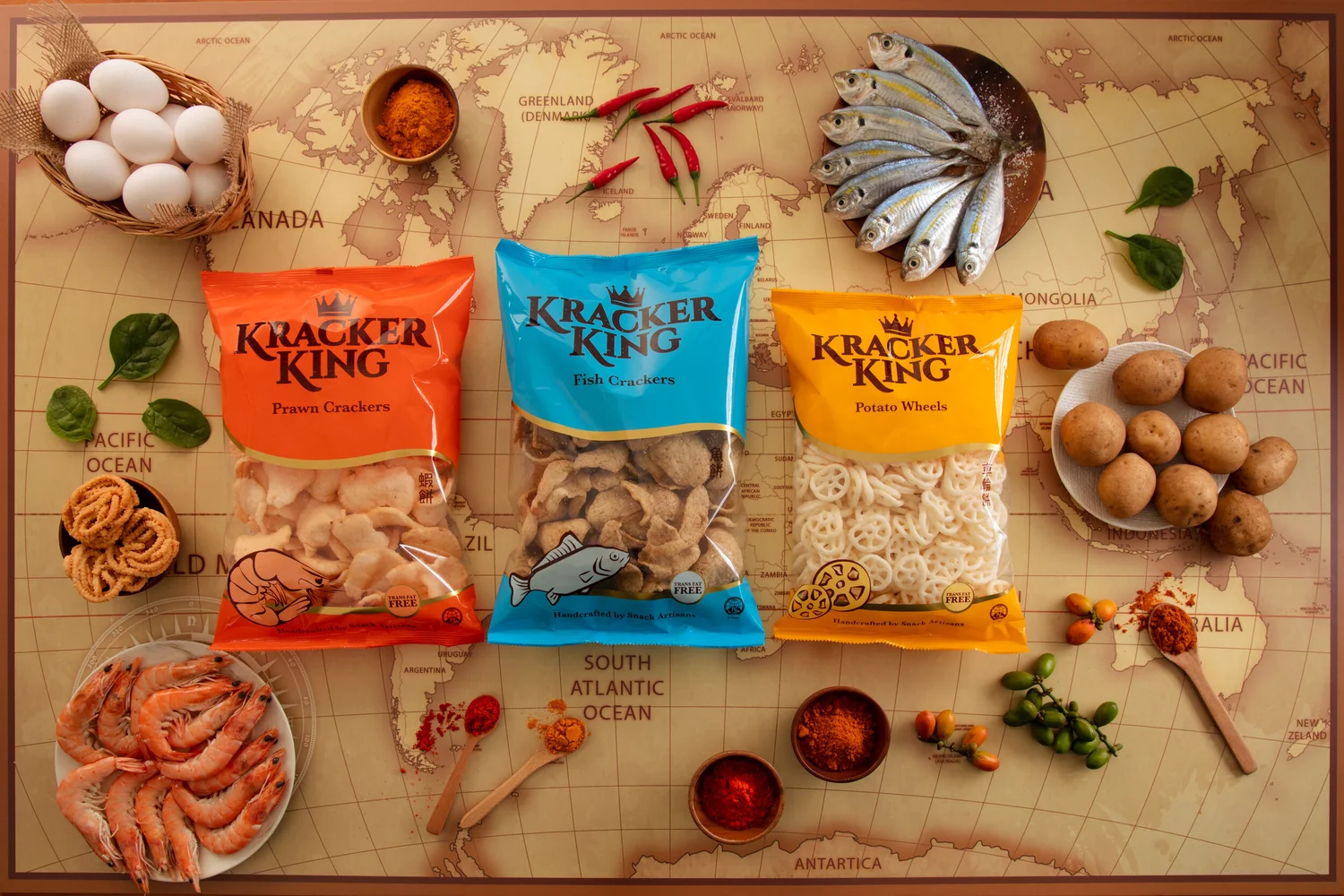 Kracker King | Perfecting Crackers and Keropok since 1955 in Singapore