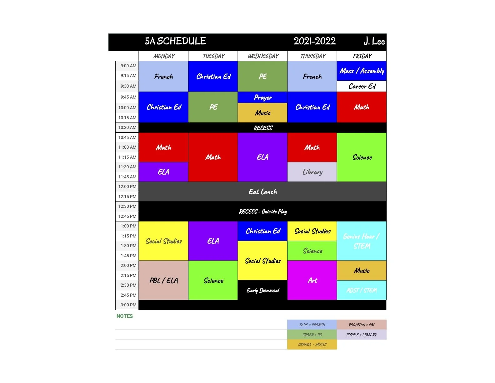 Gr. 5A Meet the Teacher | Star of the Sea School | Surrey, British Columbia