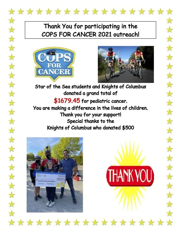 Cops for Cancer - Thank You! | Star of the Sea School | Surrey, British ...