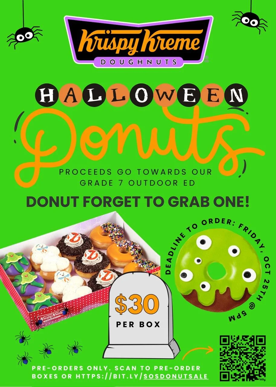 Hallowe'en Donut Sale | Star of the Sea School | Surrey, British Columbia