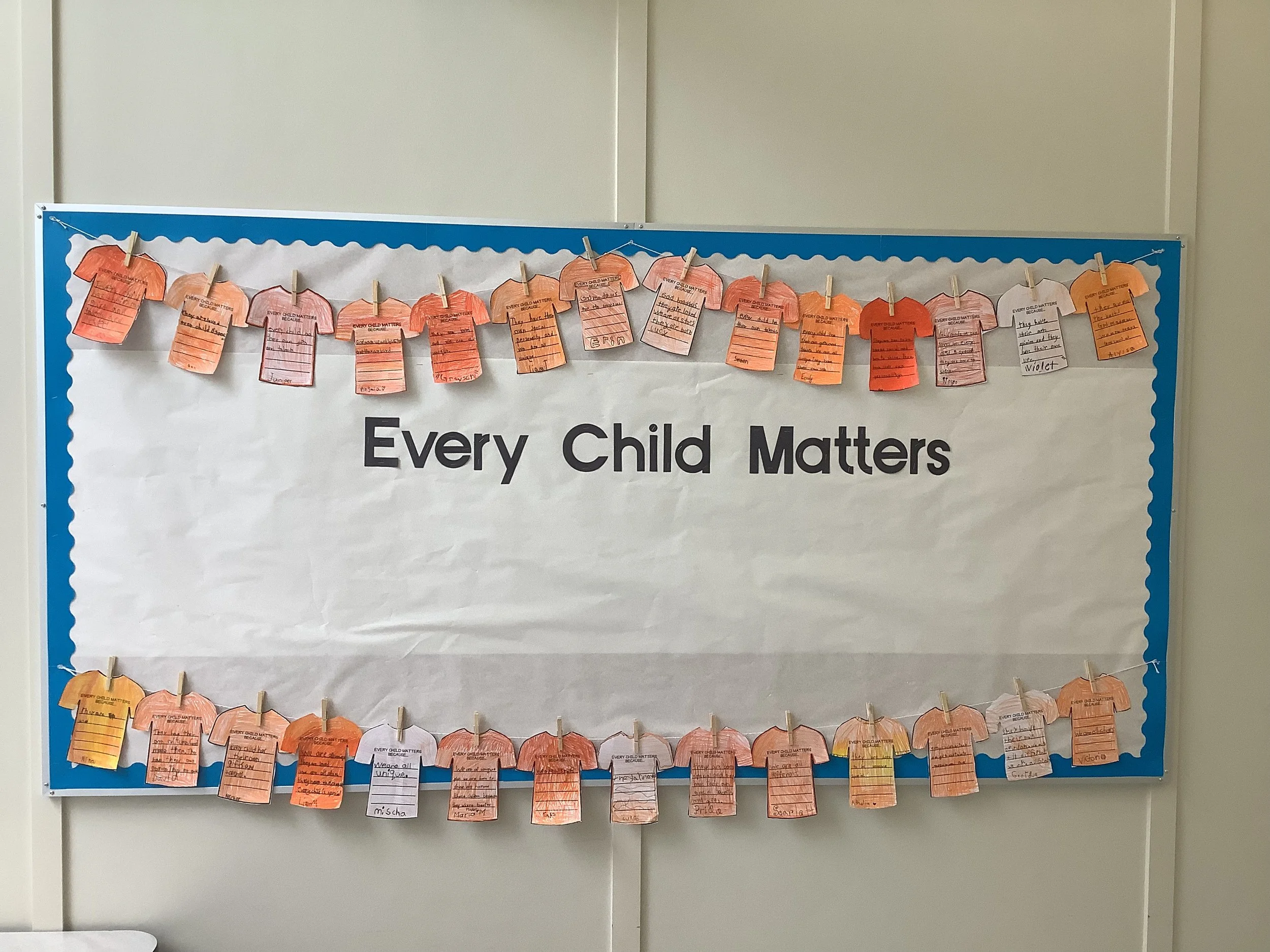 Every Child Matters | Star of the Sea School | Surrey, British Columbia