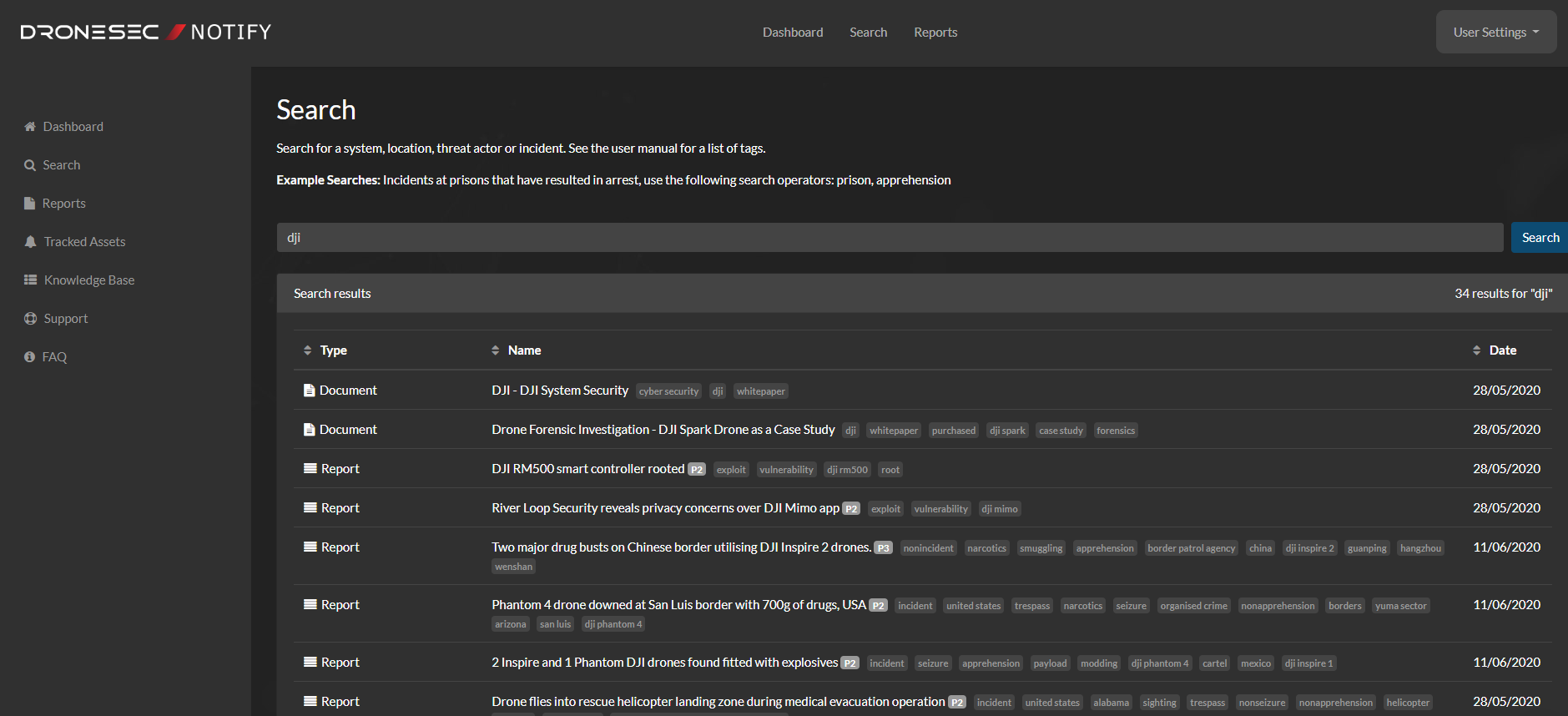 DroneSec — Airwards