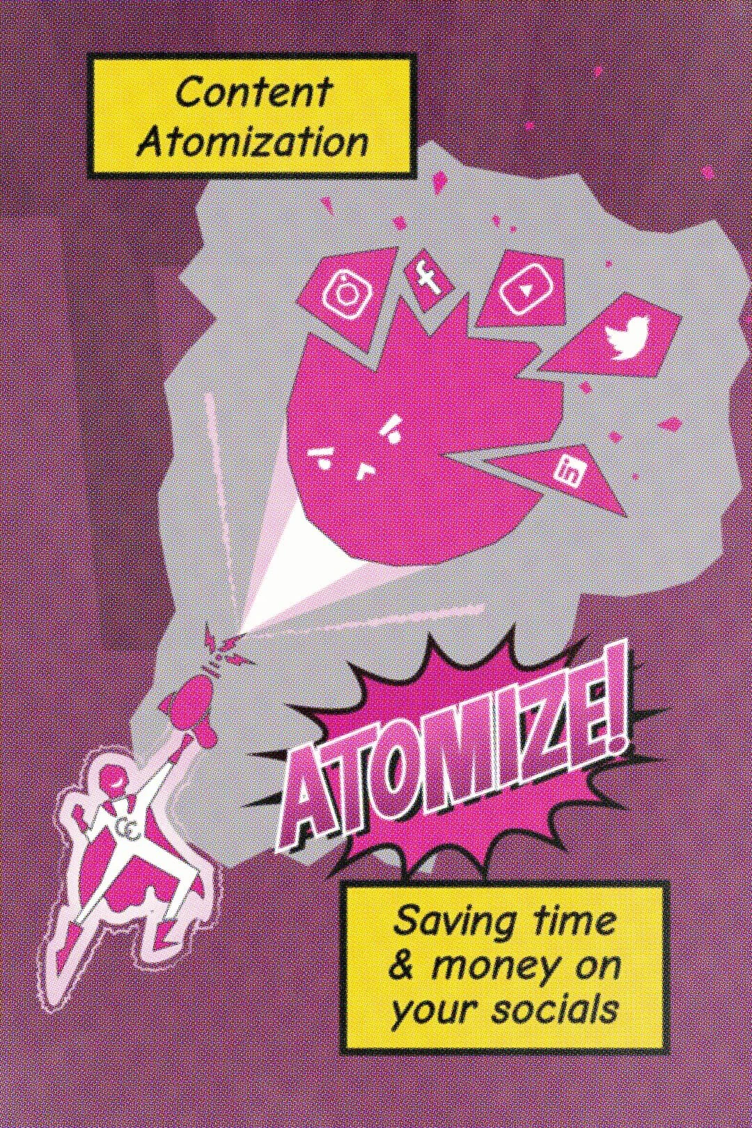 Content atomisation: saves time, costs less, and lasts longer