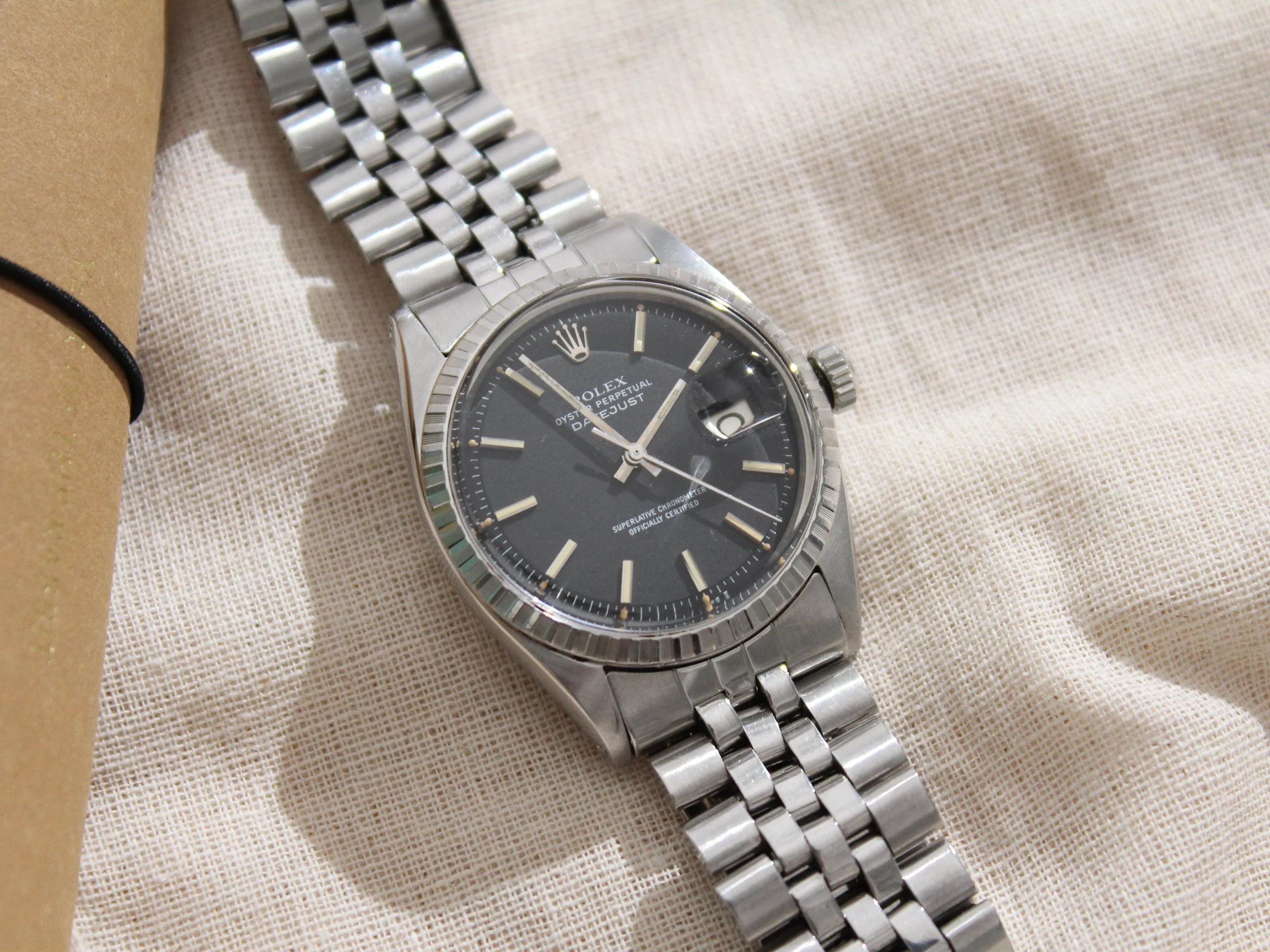 Rolex Datejust 1600 "Ghost" Matte light grey Dial — The Horologist ...