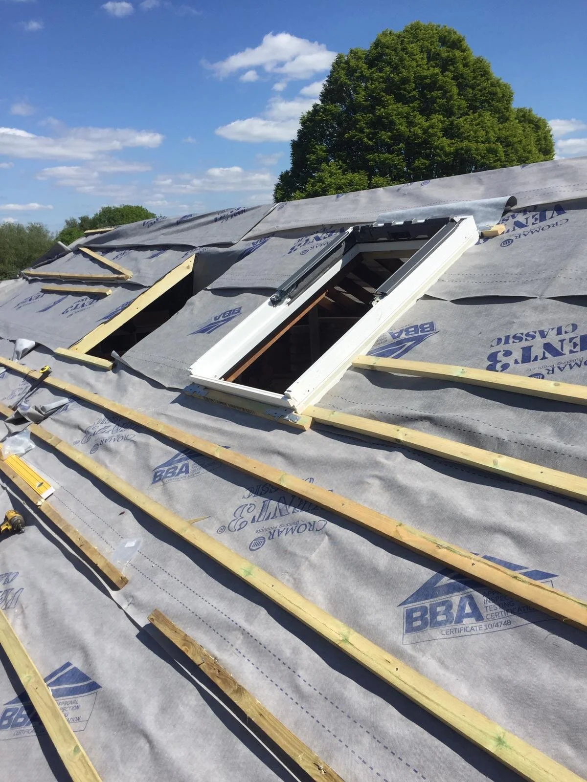 Full re-roof & skylights — K Skarratt Roofing