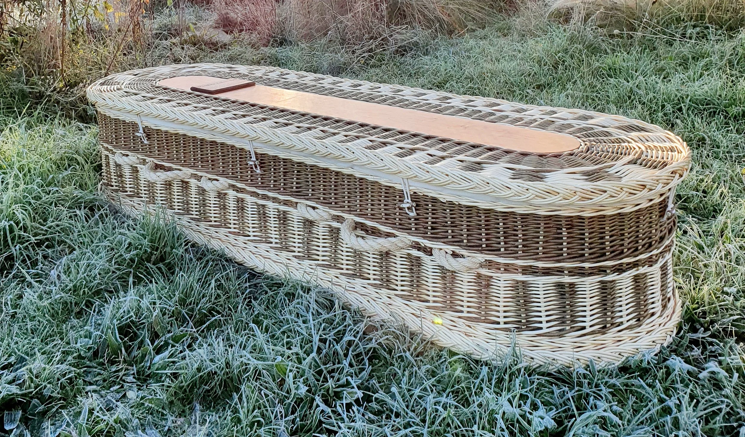 Willow (wicker) coffins, handmade in the UK — Wild Heart Willow Coffins