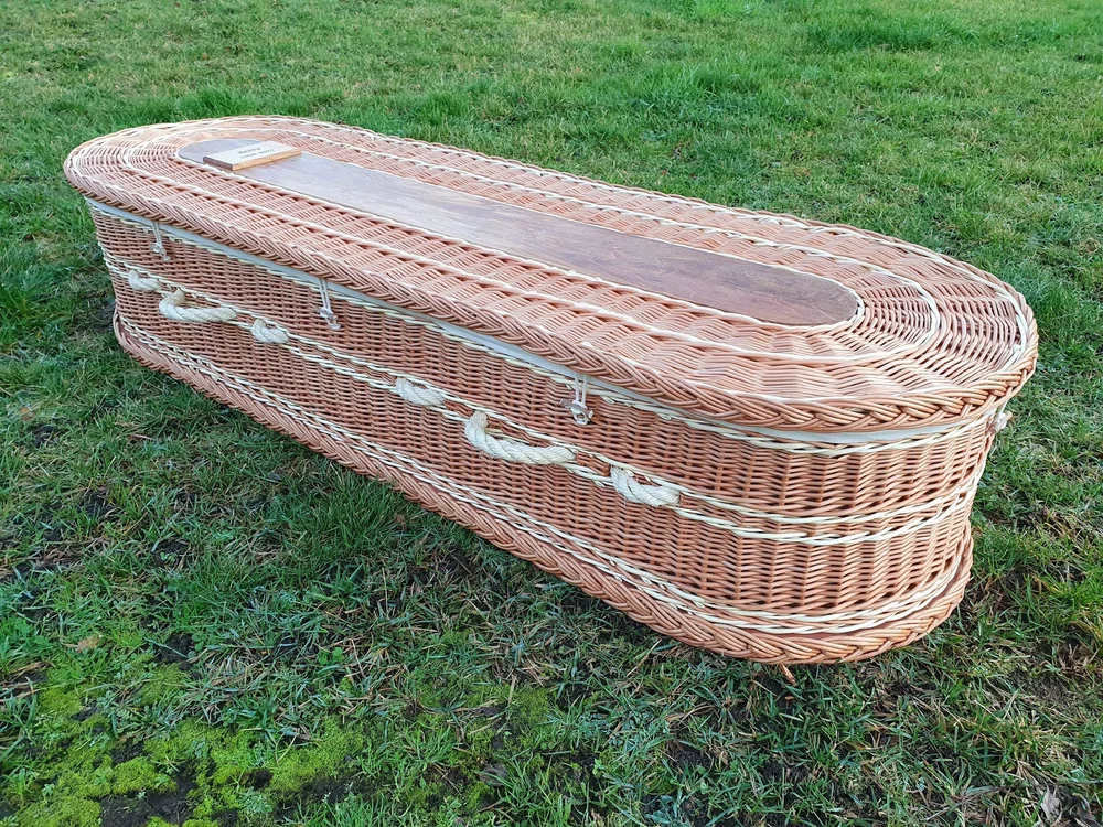 Willow (wicker) coffins, handmade in the UK — Wild Heart Willow Coffins