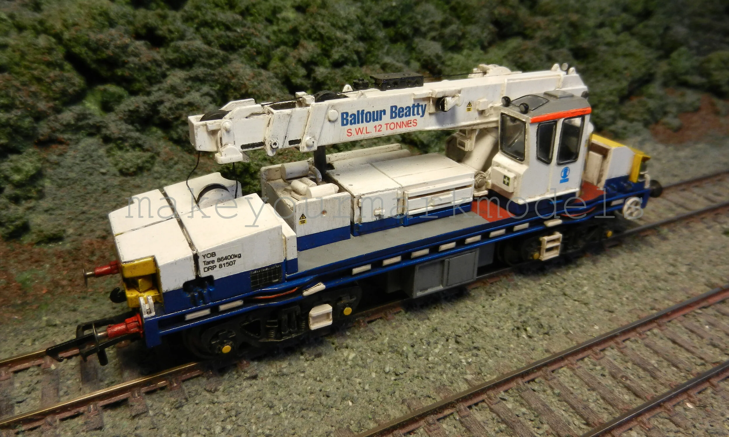 Plasser & Theurer Twin Jib Rail Crane — Make Your Mark Models
