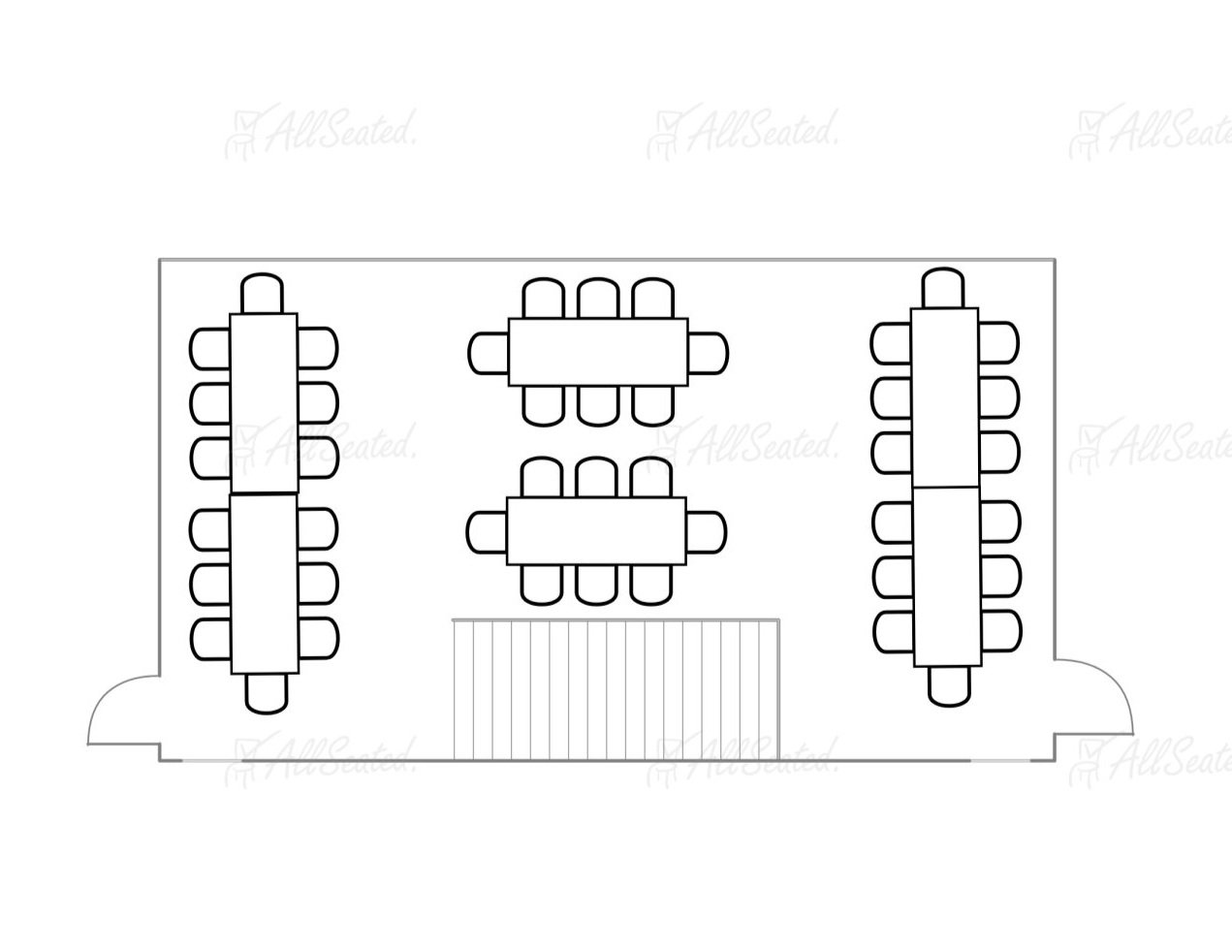 Max Guest Count Table Layout Samples — The Venue at Birchwood