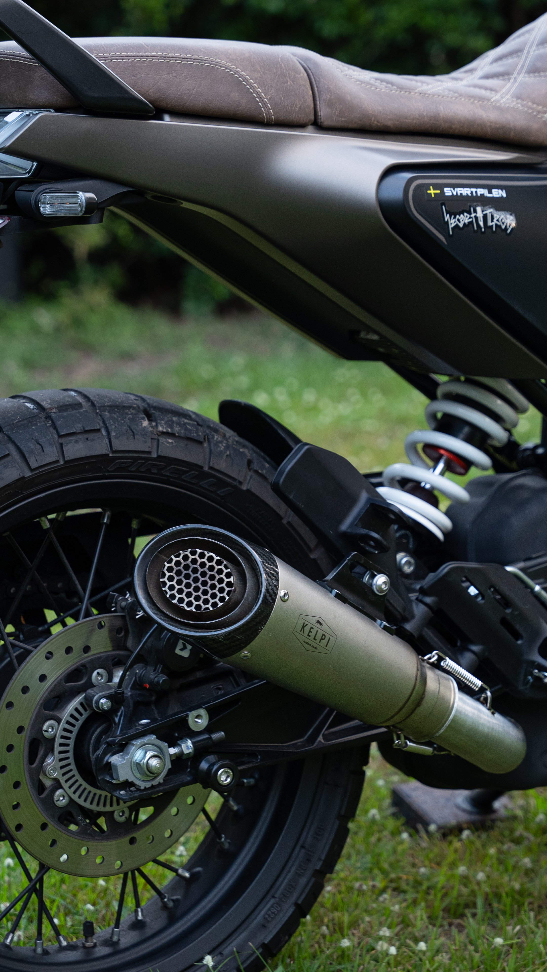 Slip-on Motorcycle Muffler | Shorty 2" — KELPI CUSTOM MOTO