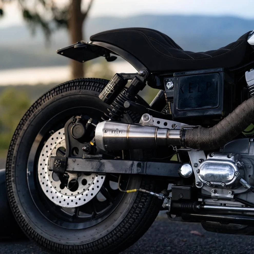 Slip-on Motorcycle Muffler | Alpha 2.5" — KELPI CUSTOM MOTO