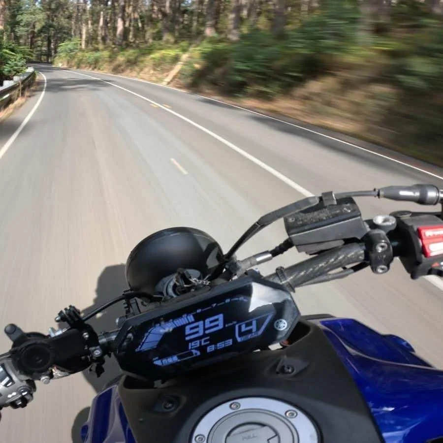 ROUNDER BAR END MIRRORS — KELPI CUSTOM MOTO