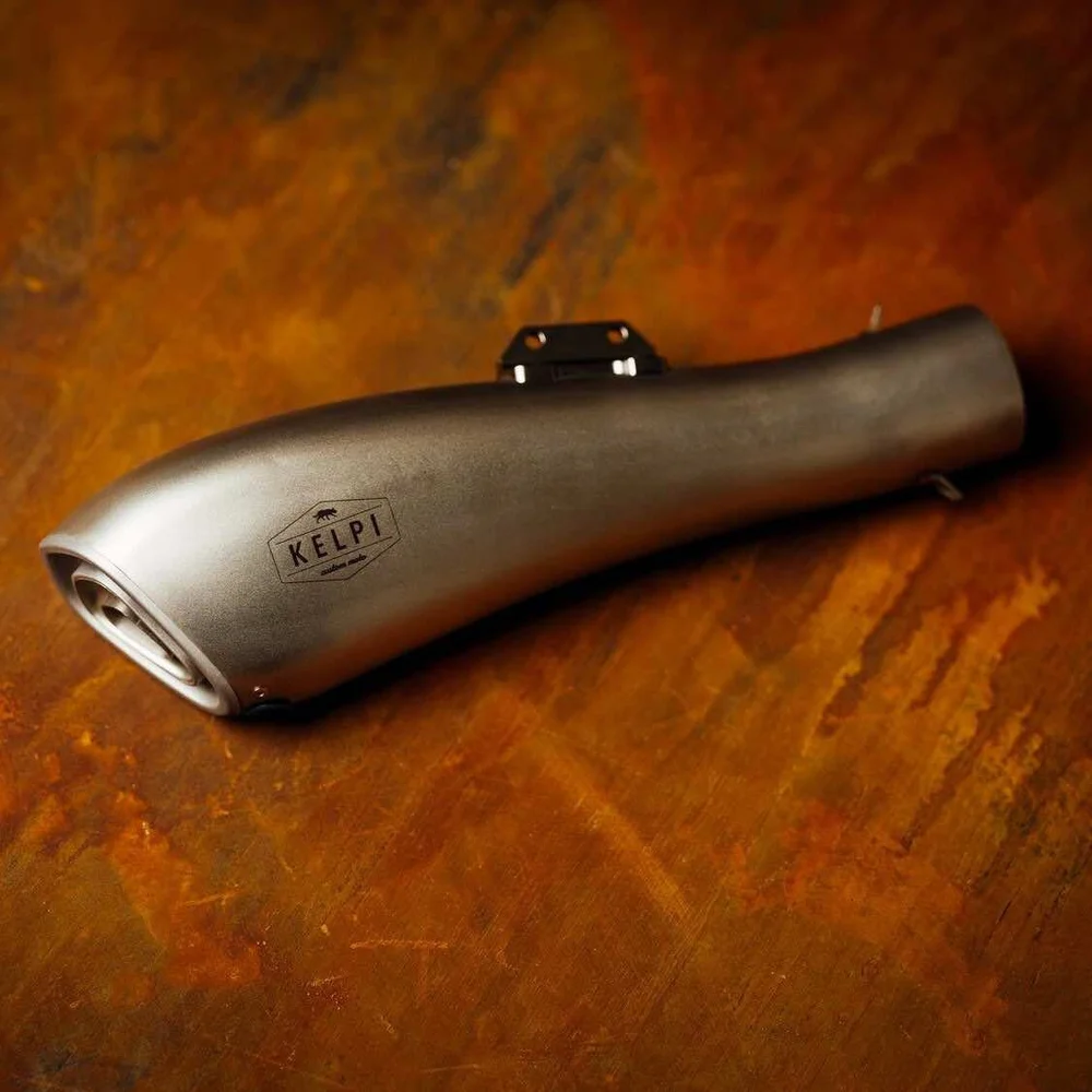 SLIP-ON MOTORCYCLE MUFFLER | SHORTY 2" — KELPI CUSTOM MOTO