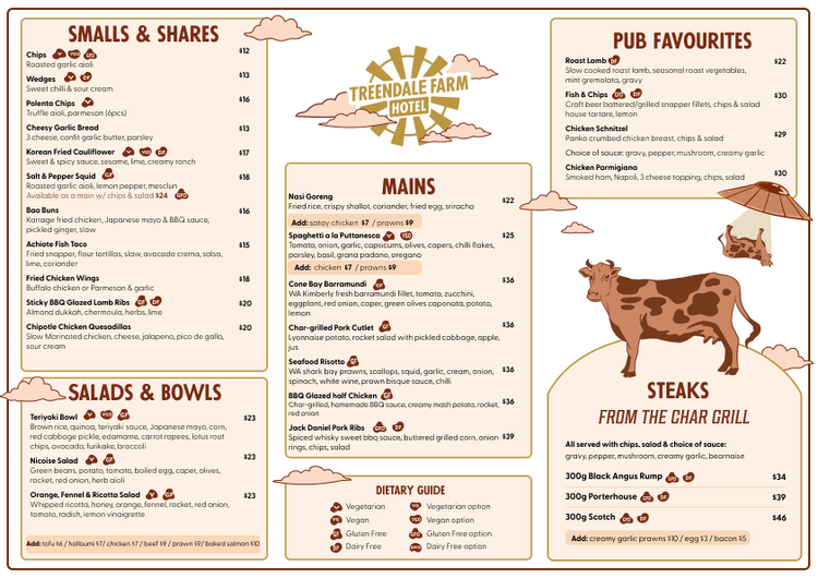 Restaurant — Treendale Farm Hotel