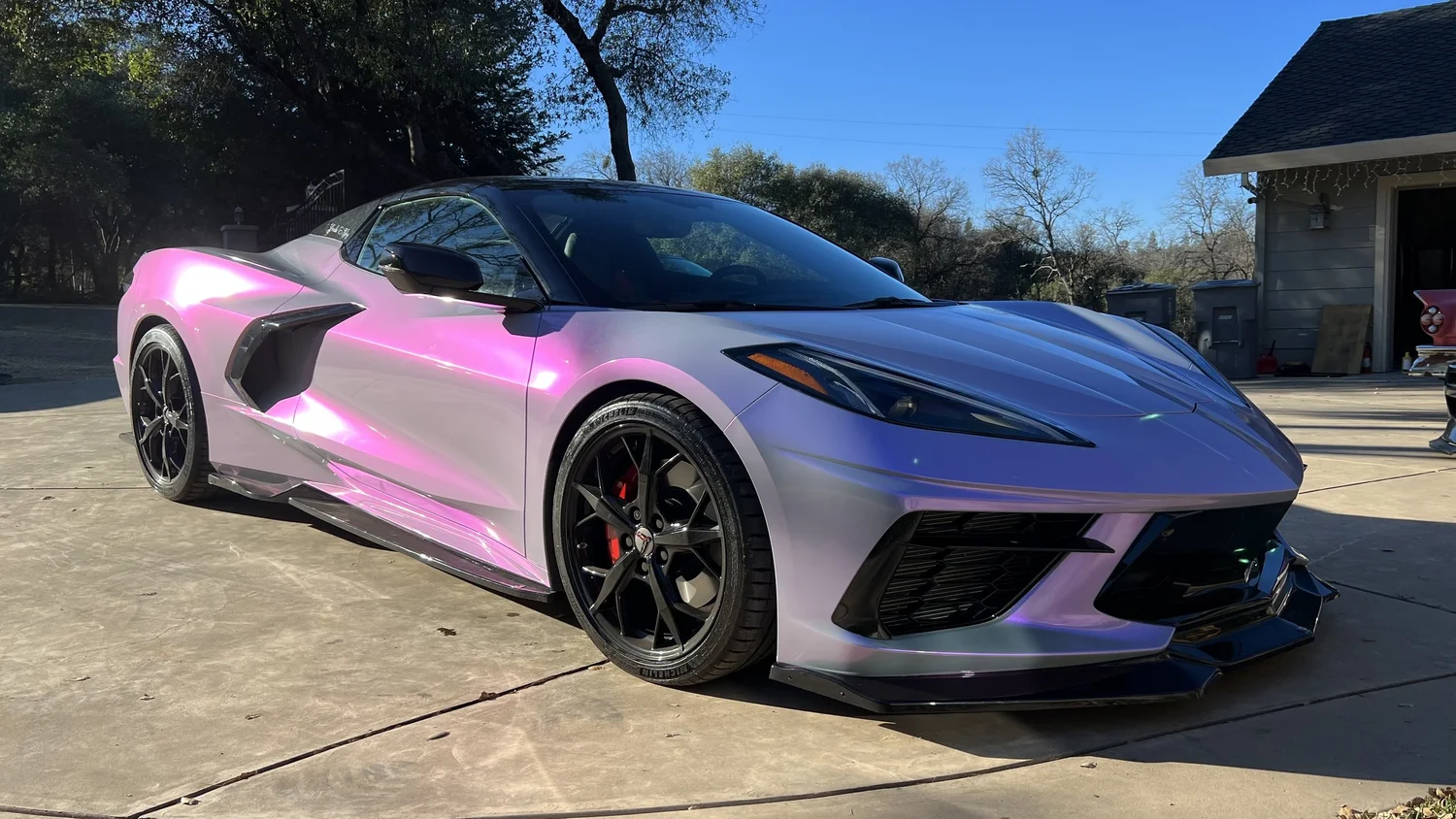Matte Purple Forged Carbon (PET) — Paradox Styling