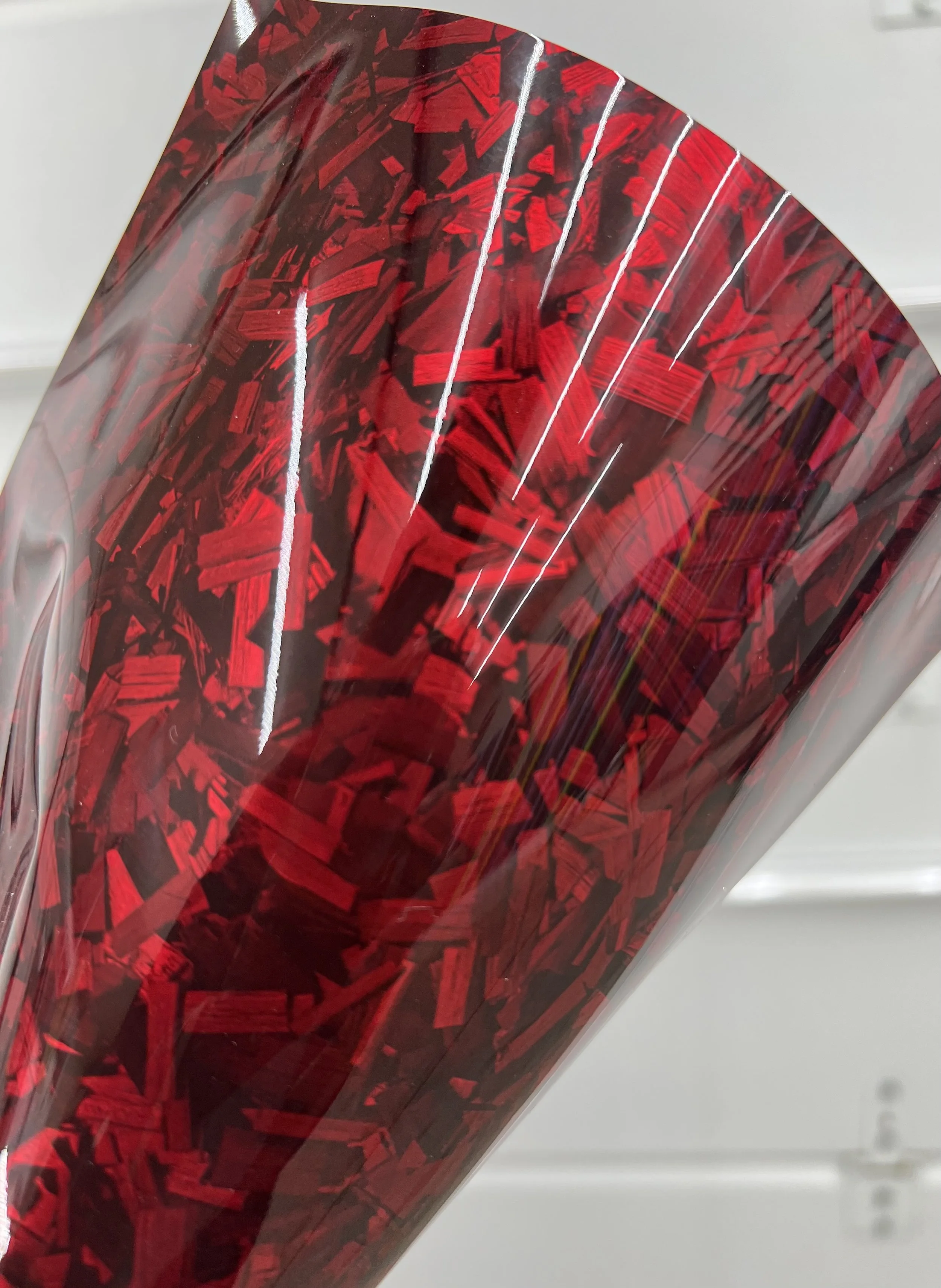 Glossy Crimson Forged Carbon PET Paradox Styling Glossy Crimson Forged Carbon PET Paradox Styling