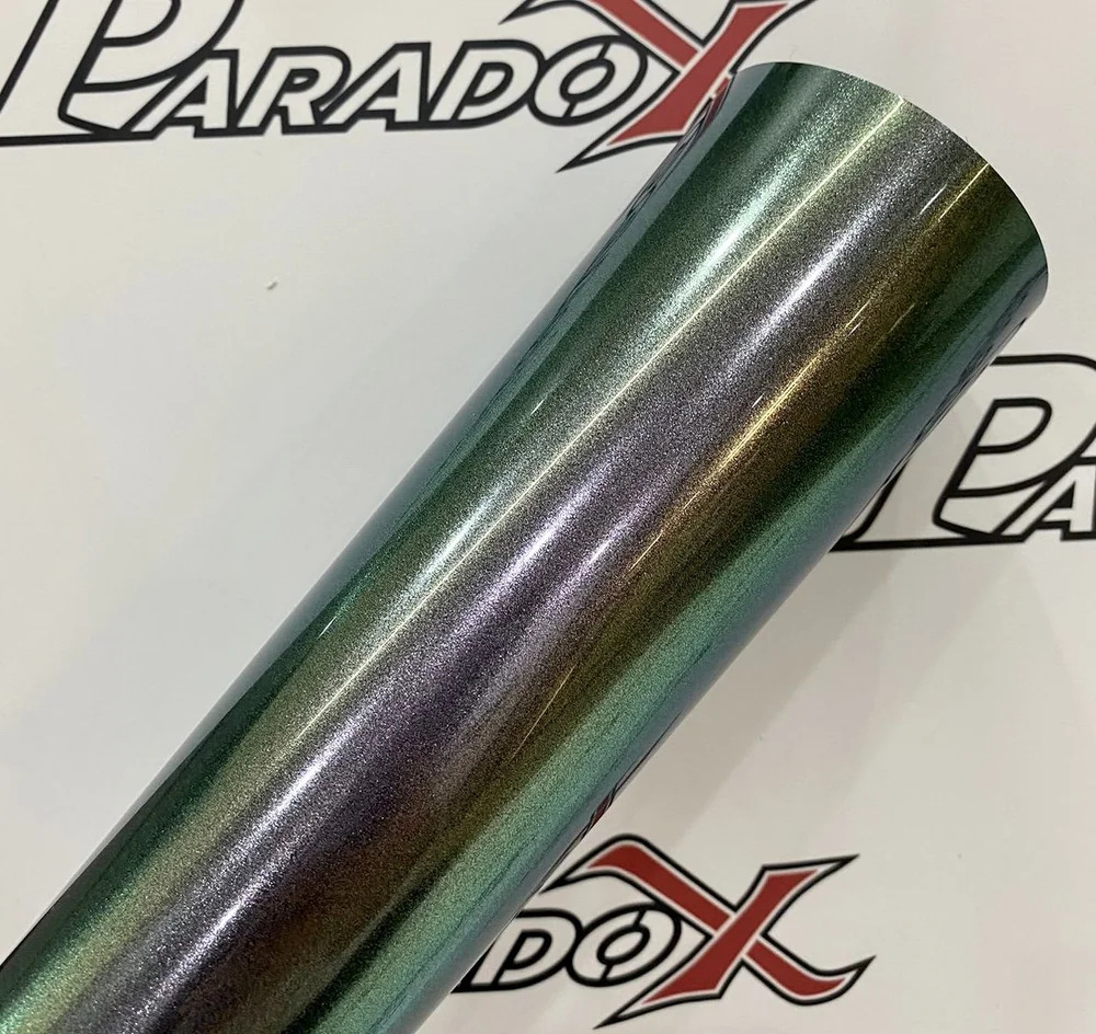 Glossy Chameleon Purple Gold Green (PET) — Paradox Styling