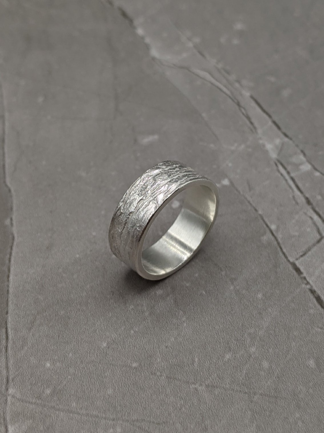 Neolith Cuff in recycled sterling silver — Rhona McCallum