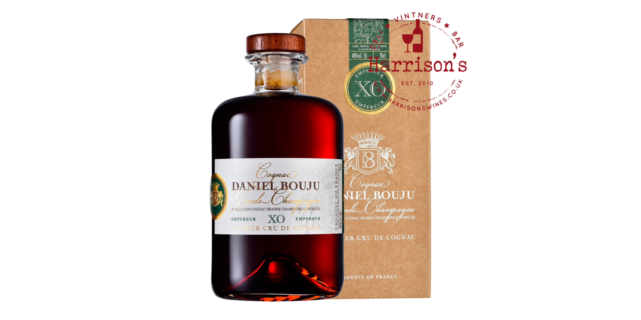 Daniel Bouju - VSOP Premier Cru 10 year old Cognac 50cl — Harrison's Wines