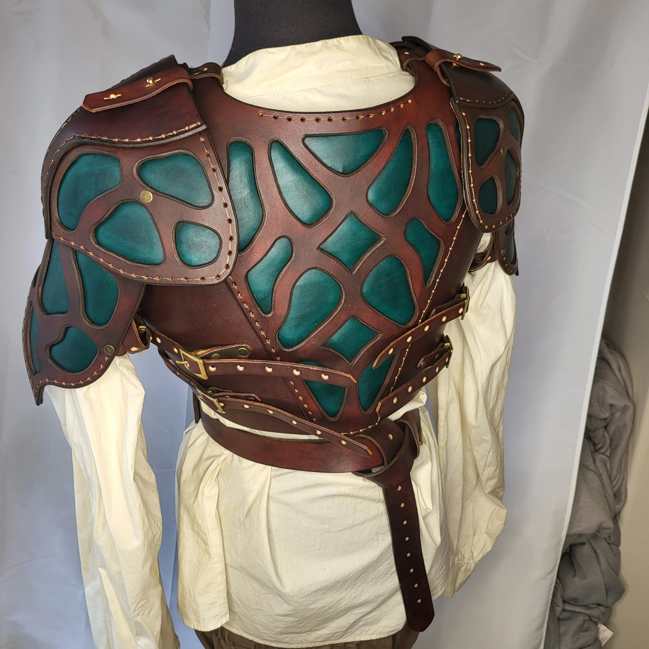 Ethereal Cuirass: Hand-Cut Veg-Tan Armour | Customizable & Built to ...