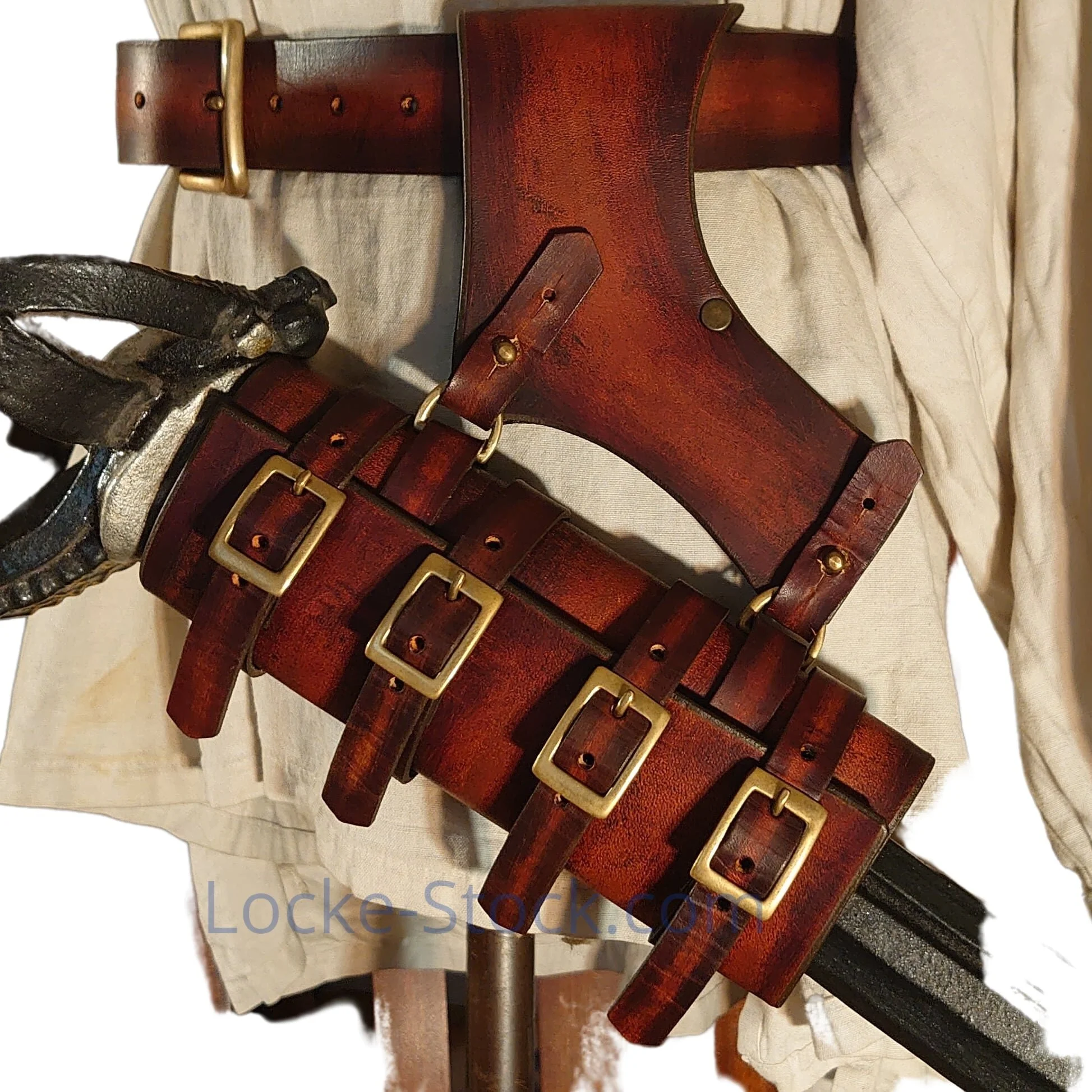 Weapon Holders — Shop | Shop Custom Leather Armor — Locke & Lode Studio ...