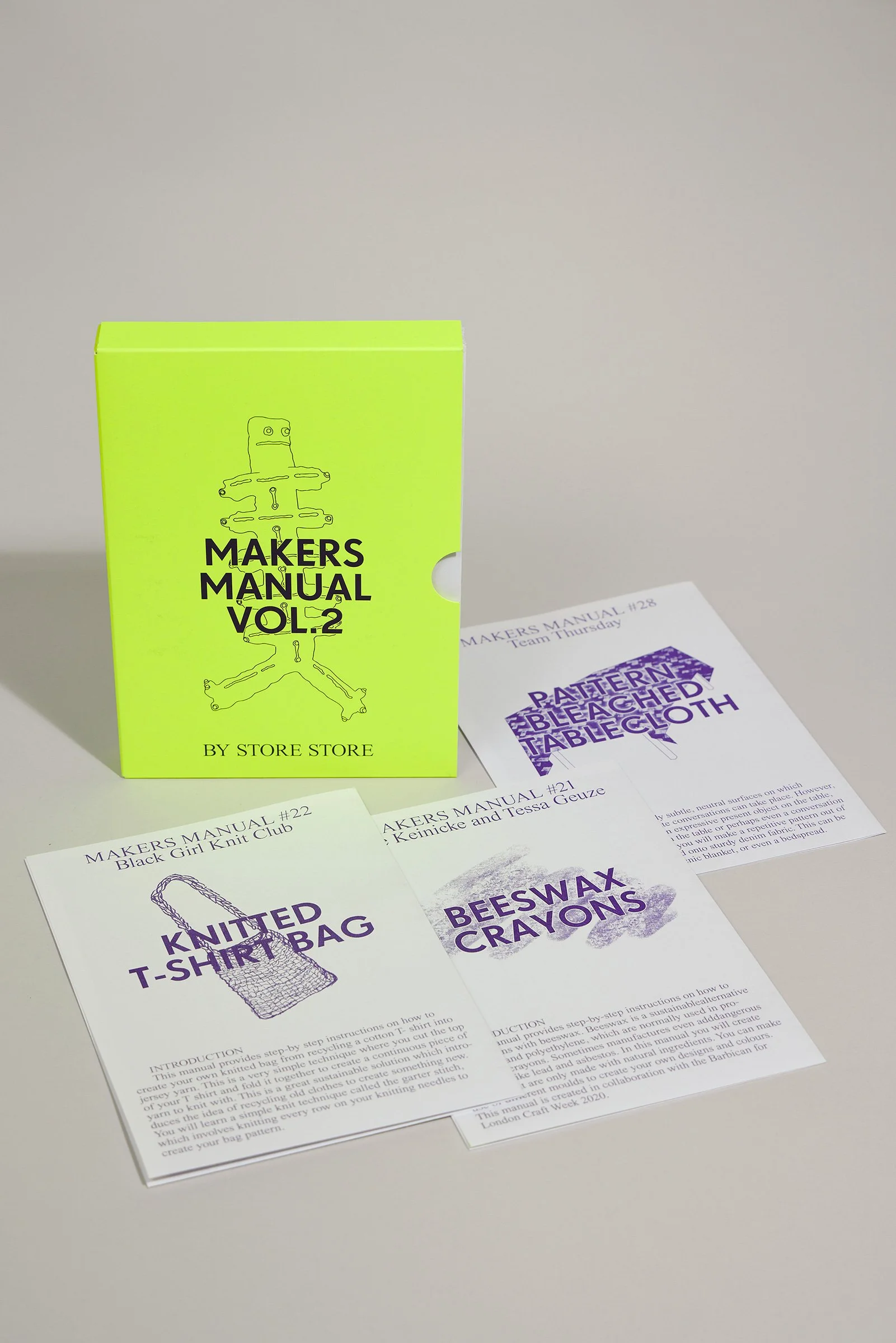 Makers Manual Vol 3 Limited Edition Publication — STORE STORE