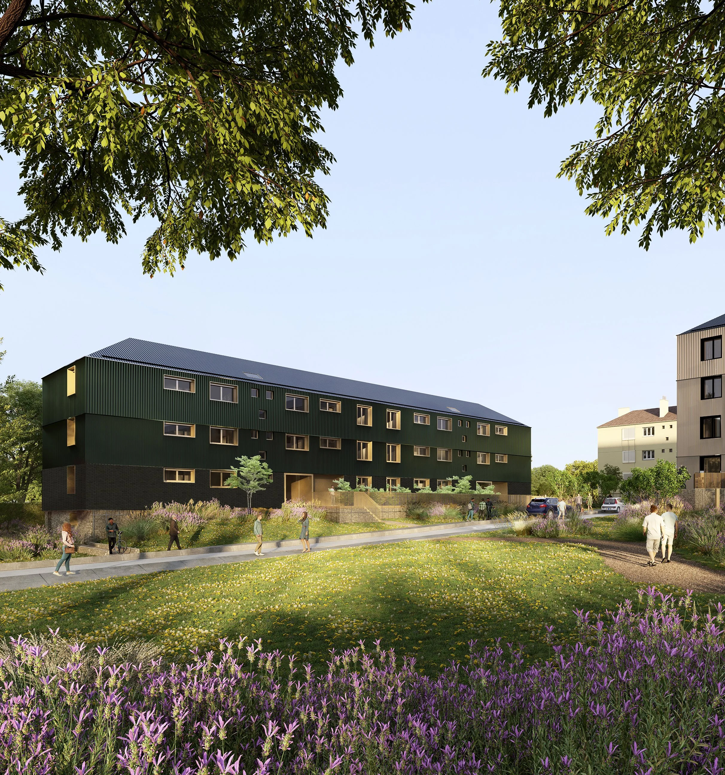 Résidence Saint-Exupéry, 44 logements, Méru (60) — NOMADE Architectes