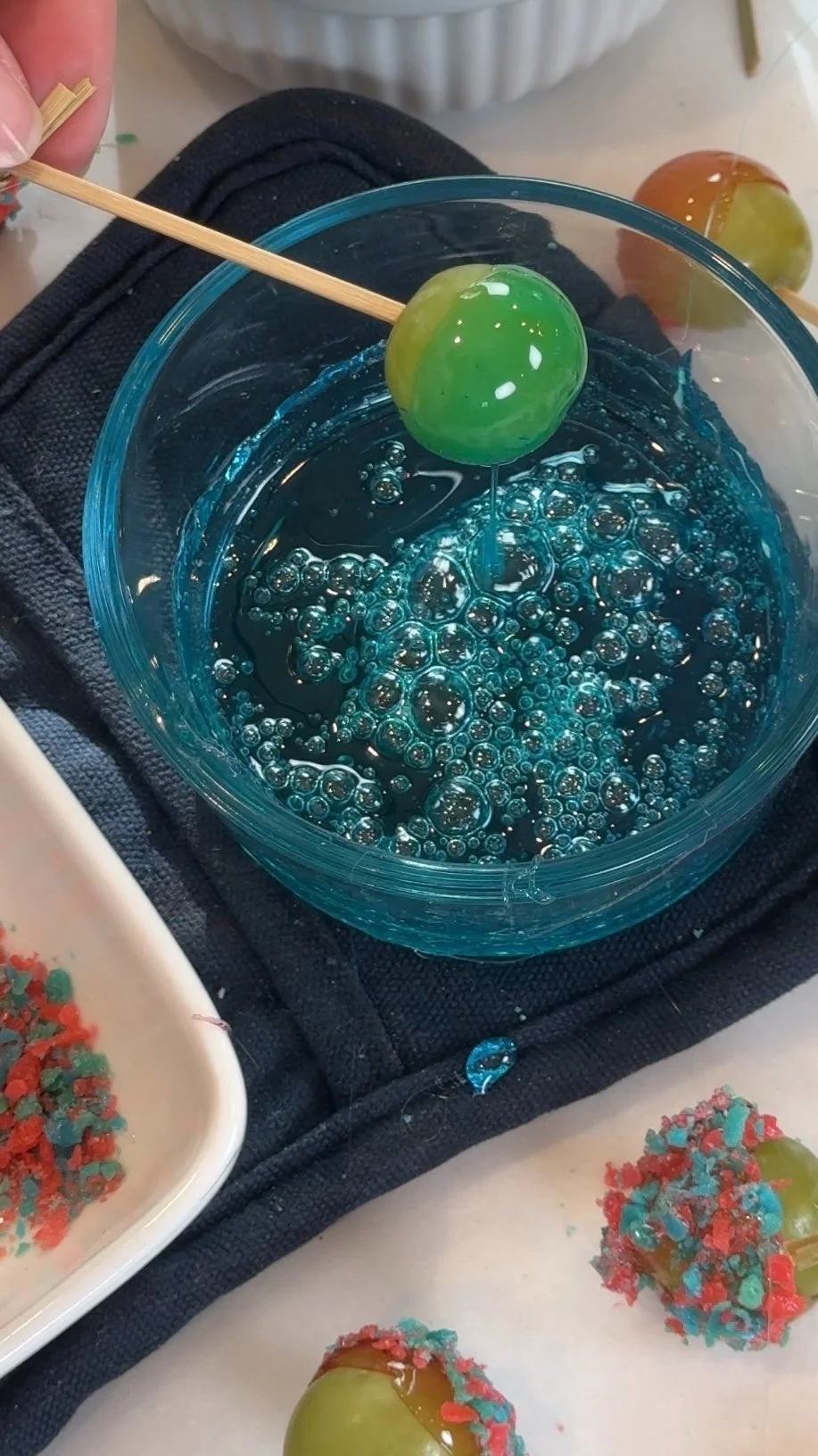 Sweet Crunchy Delight: Jolly Rancher Candied Grapes Recipe for Parties ...