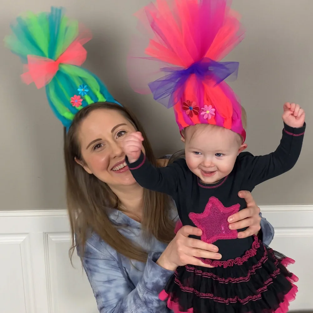 Easy DIY Troll Hair! Make your own Troll's headband! — Young Wild Me ...