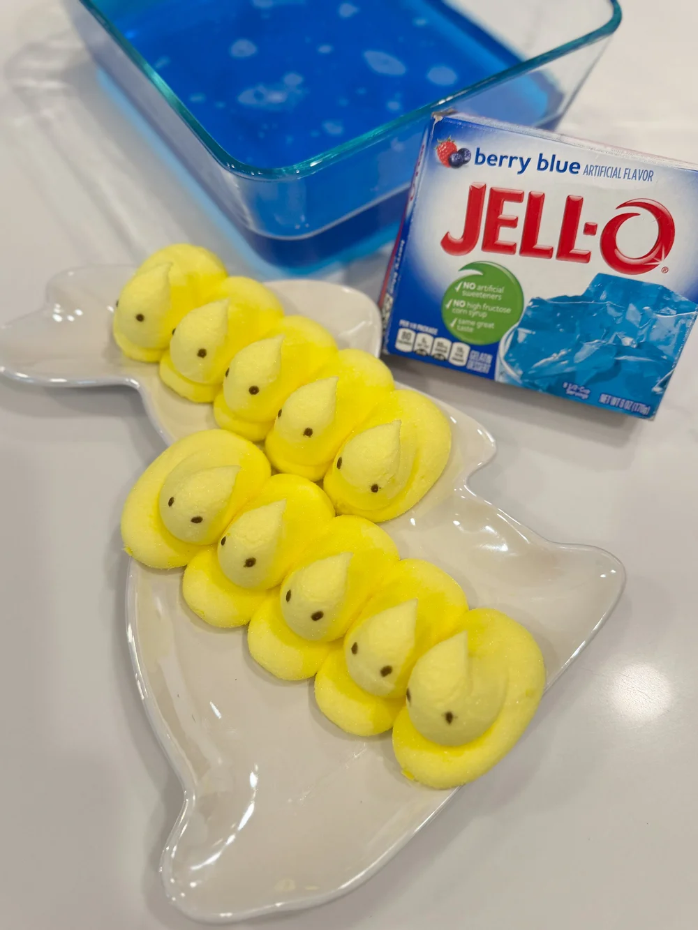 How to Make a Peeps Duck Pond with Jello: A Fun Easter Dessert Idea ...