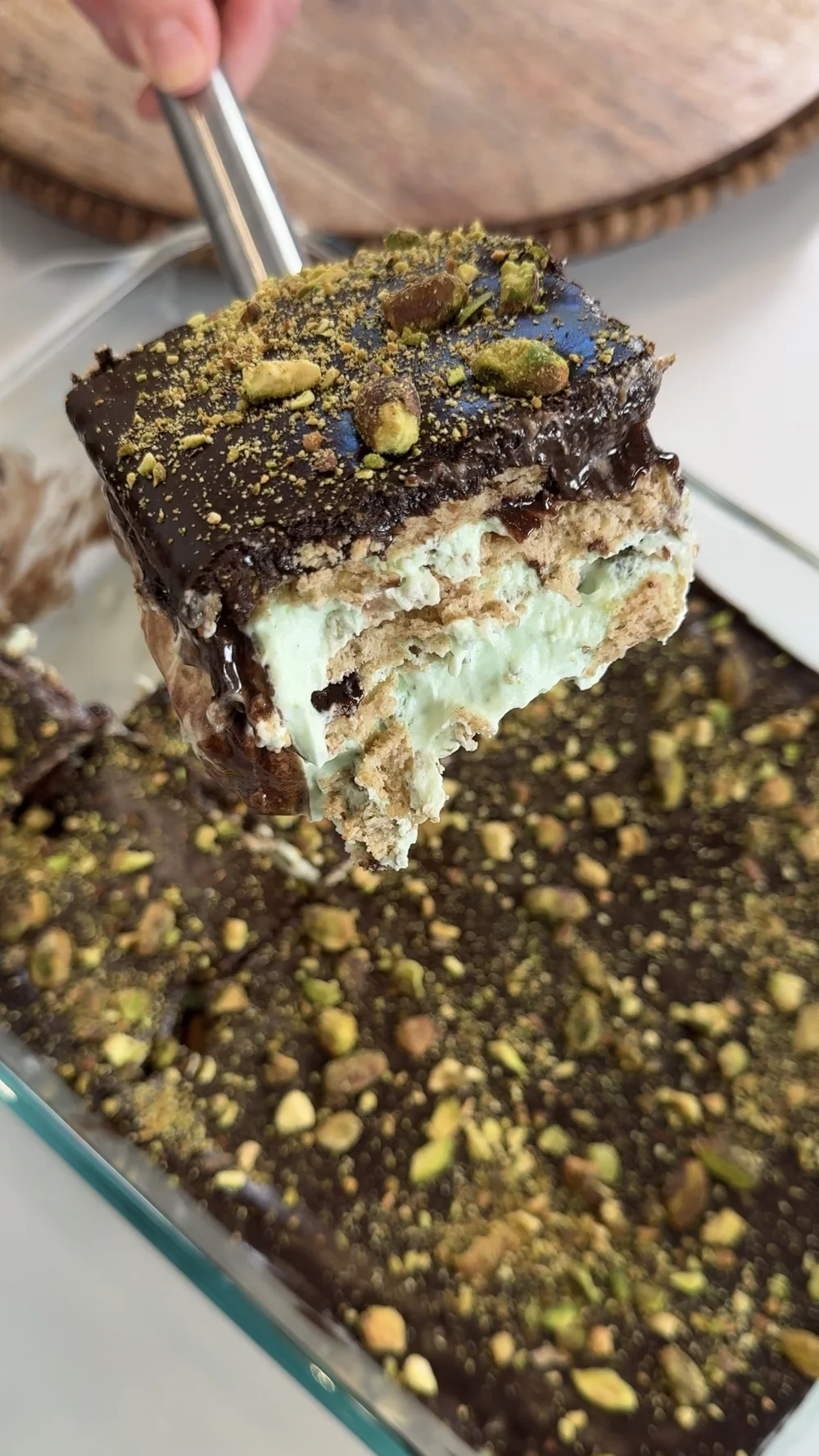 Irresistible Pistachio Eclair Cake Recipe — Young Wild Me Family Blog