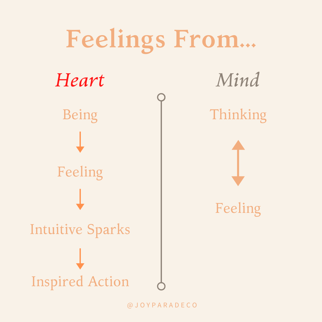 Feelings from the Heart or Mind — Joy Parade: heart & mind