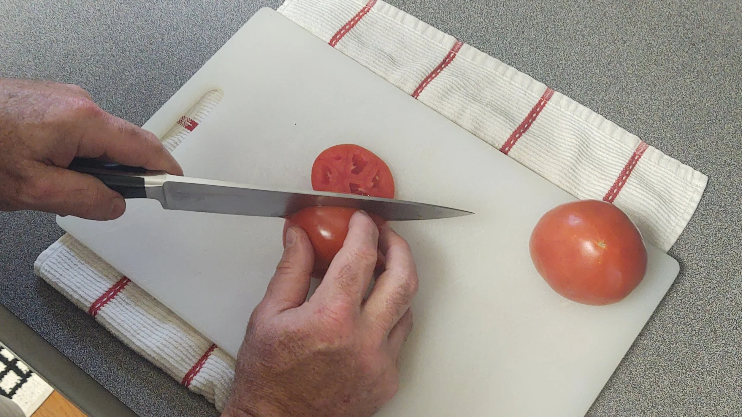 Salad: Caprese with Hanover Tomatoes, Burrata Mozzarella and Prosciutto ...
