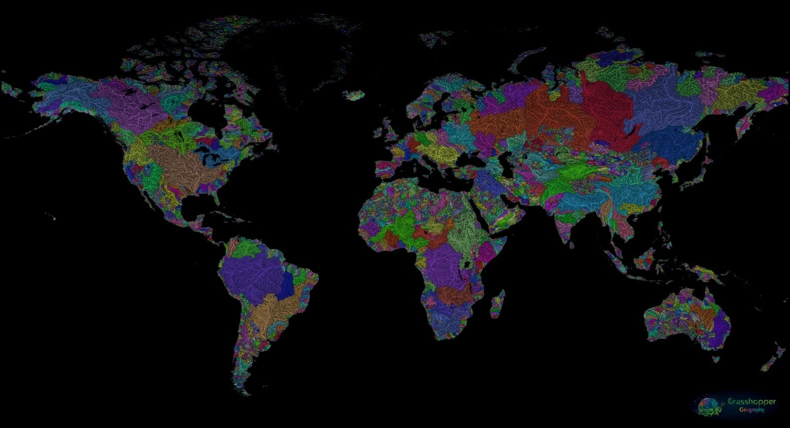 Mapas de todos los ríos y cuencas hidrográficas del mundo. – Alianza ...