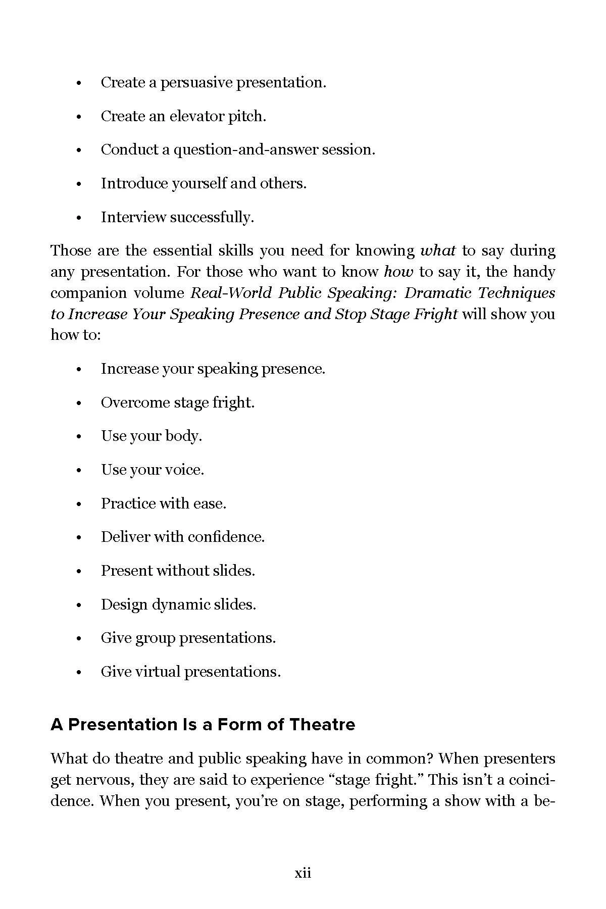 Real-World Presentations: Dramatic Techniques to Strengthen Your ...