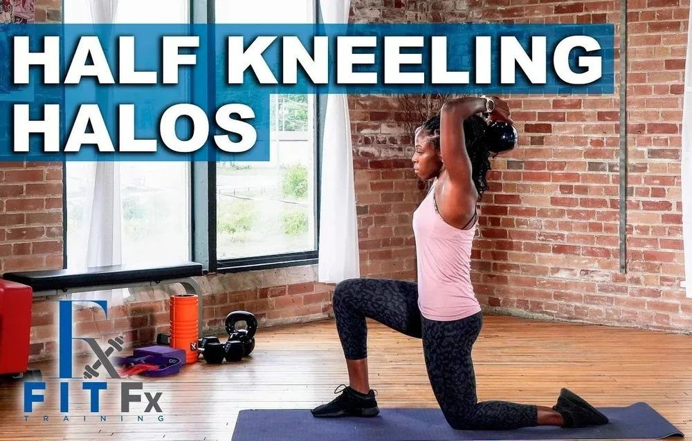 HALF KNEELING HALOS