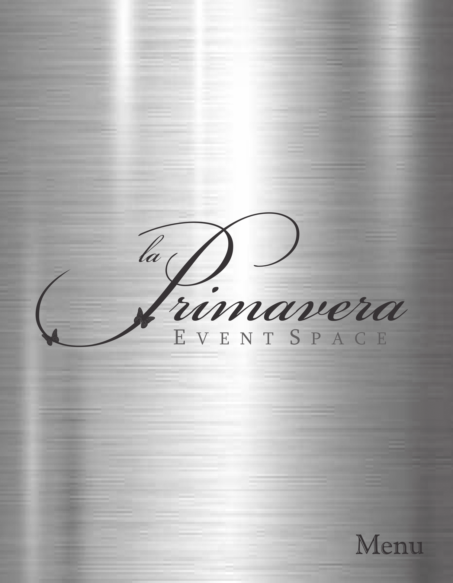 Complete Menu — La Primavera Event Space | Vaughan Event Venue | Woodbridge