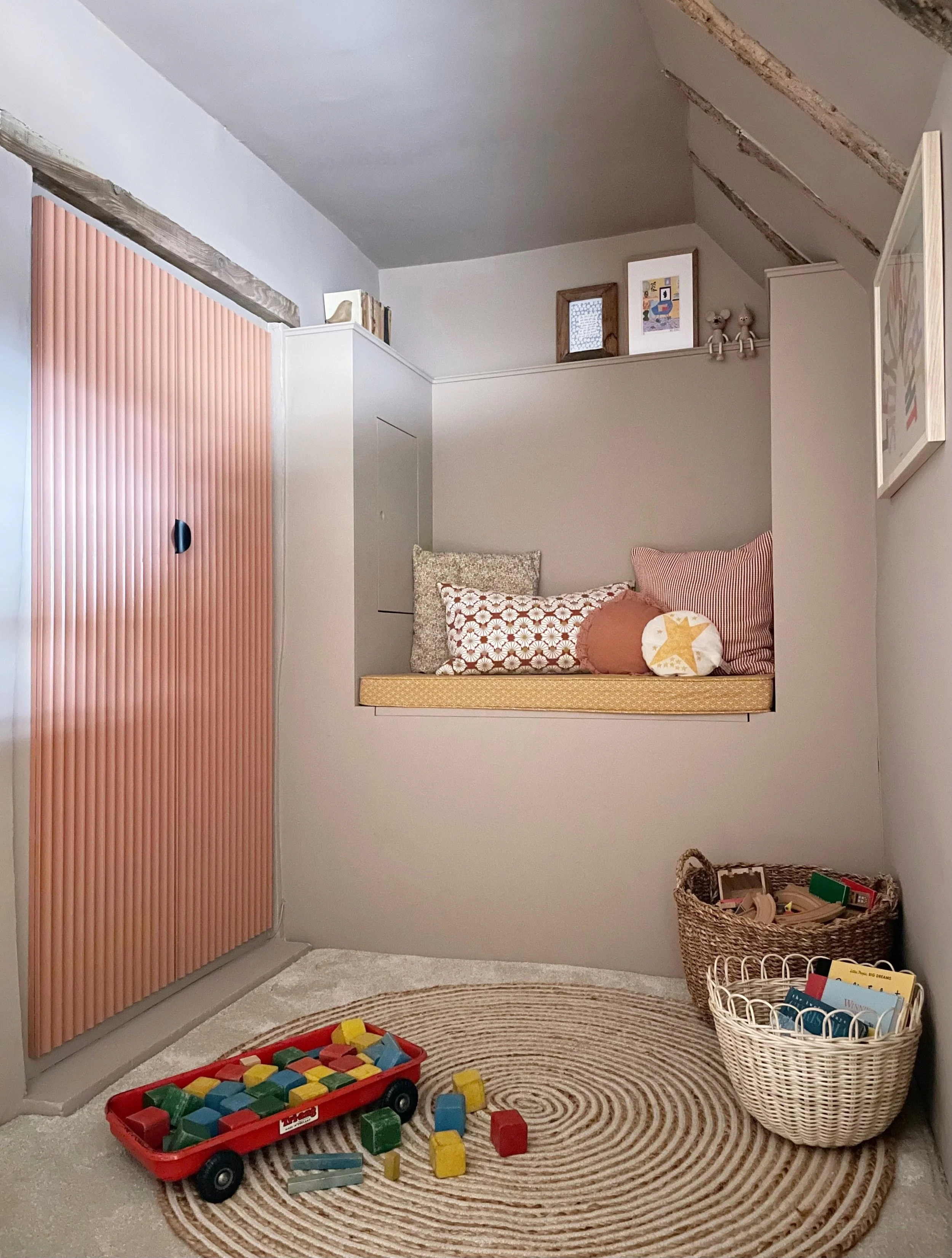 How we turned a small north-facing space into a colourful toy room with ...