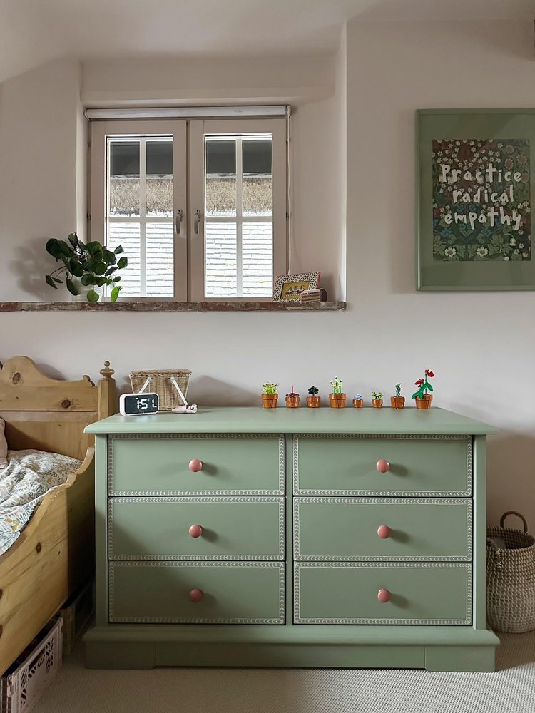 Painting Wooden Furniture: A Decorative Hand-Painted Chest of Drawers ...