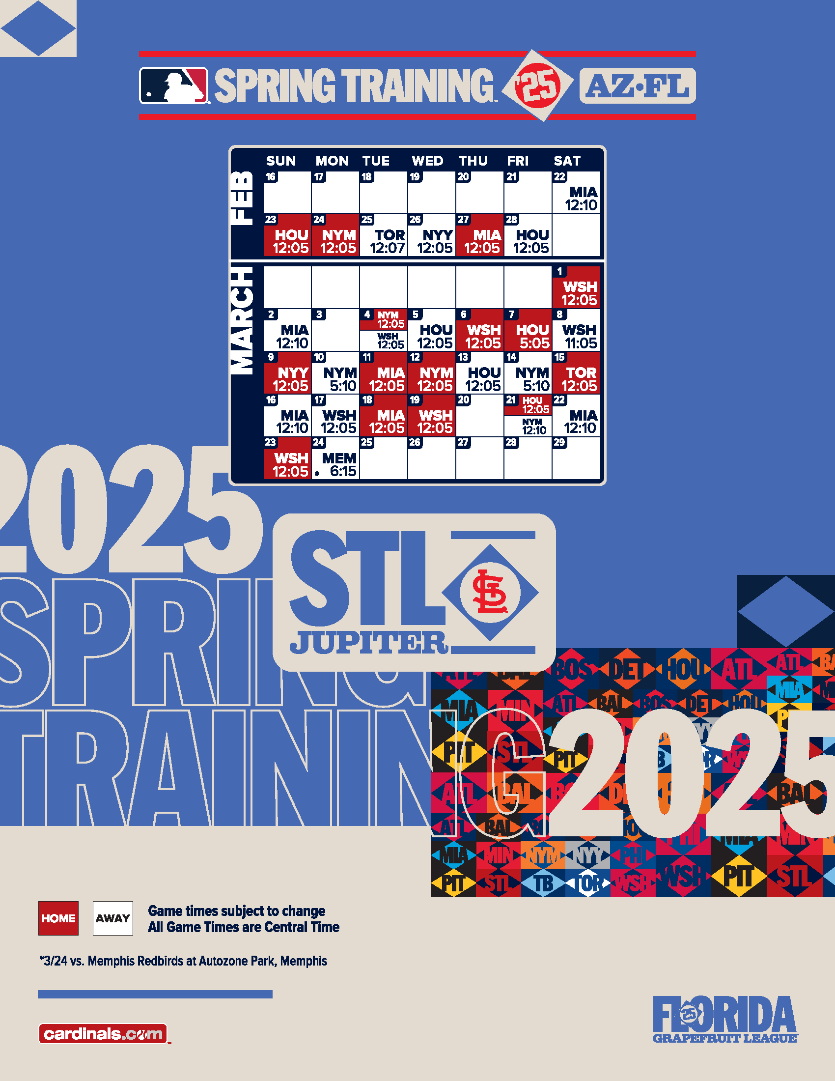 Cardinals Schedules — The Franchise Sports Bar and Grill