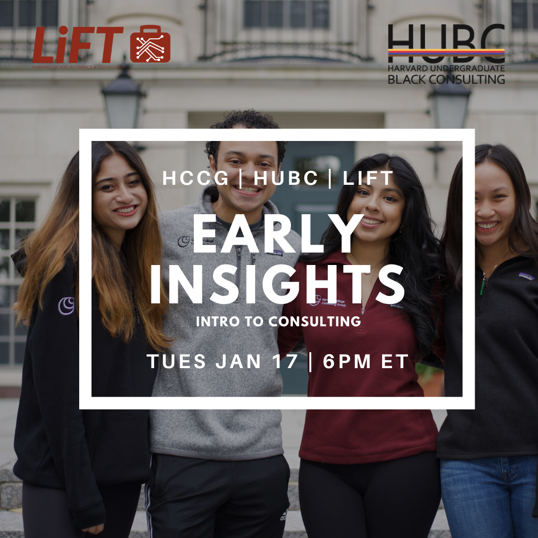 Early Insights — Harvard College Consulting Group