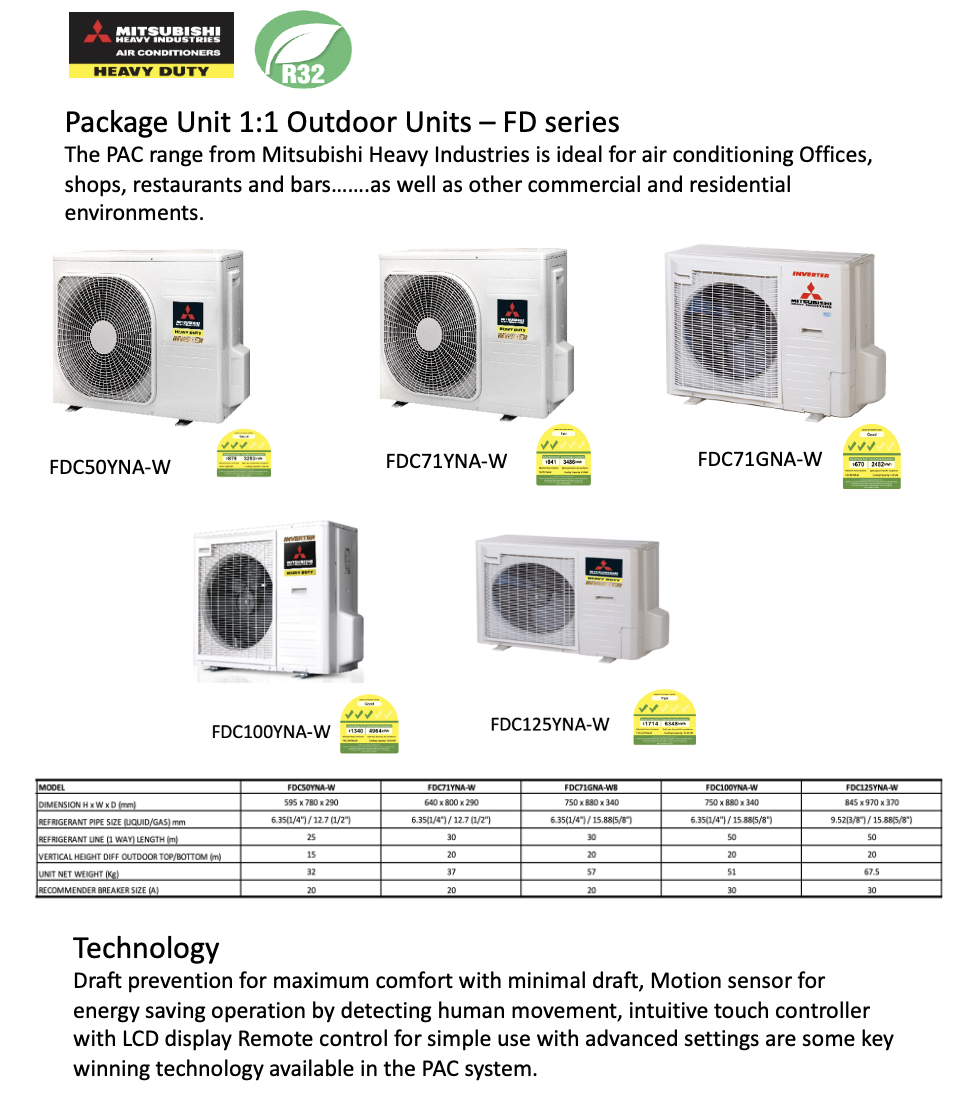 Mitsubishi Heavy Industries Aircon Singapore (MHI)