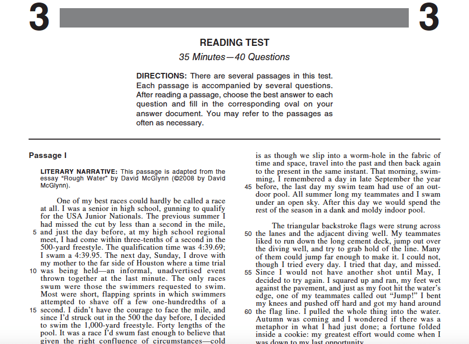 How To Score High On The ACT Reading Test Presidio Education How To Score High On The ACT Reading Test Presidio Education