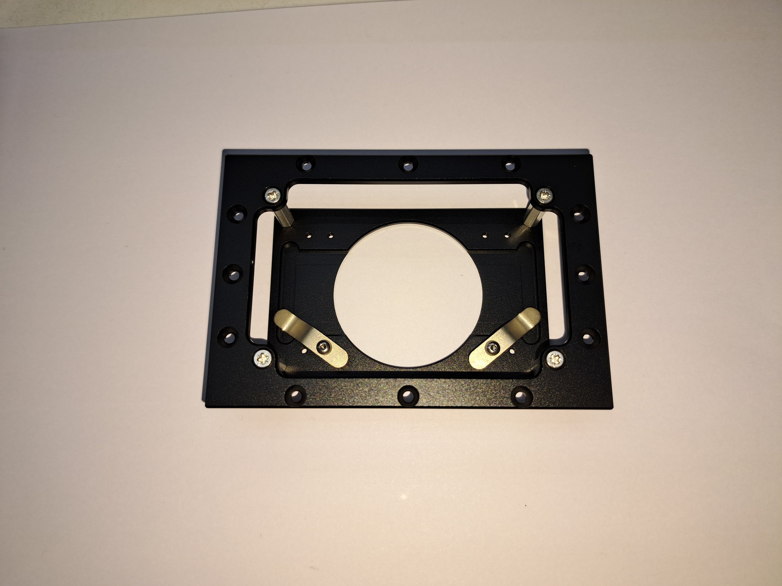 Rectangular Slide Holder (black version) — Piezoconcept store