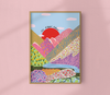 Peak District National Park Illustrated Art Print — Emmy Lupin Studio