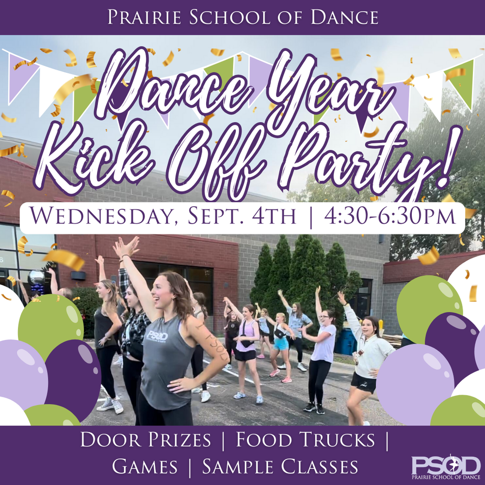 Dance Year Kick Off Party — Prairie School of Dance